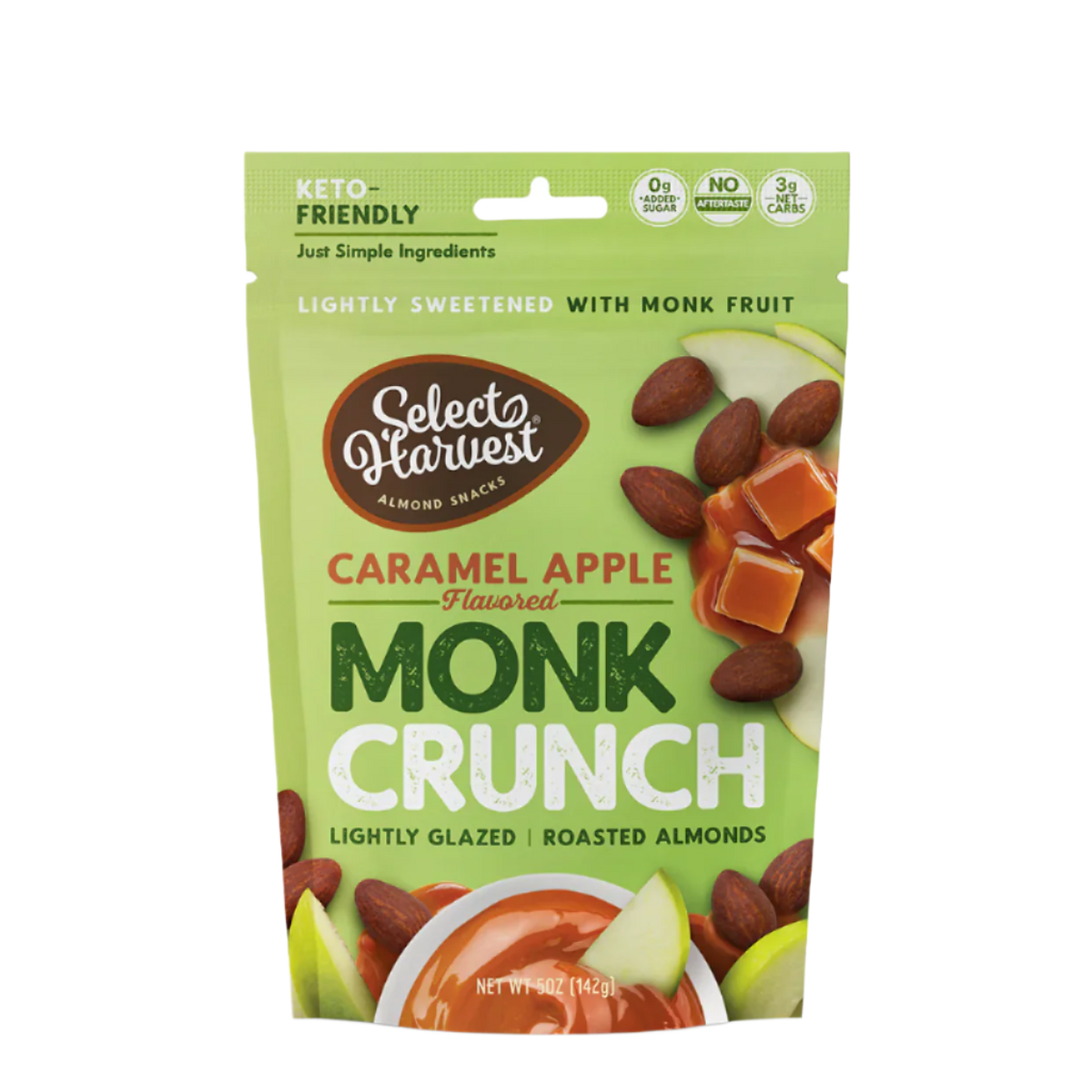 Caramel Apple Monk Crunch - California almonds sweetened with Monk Fruit